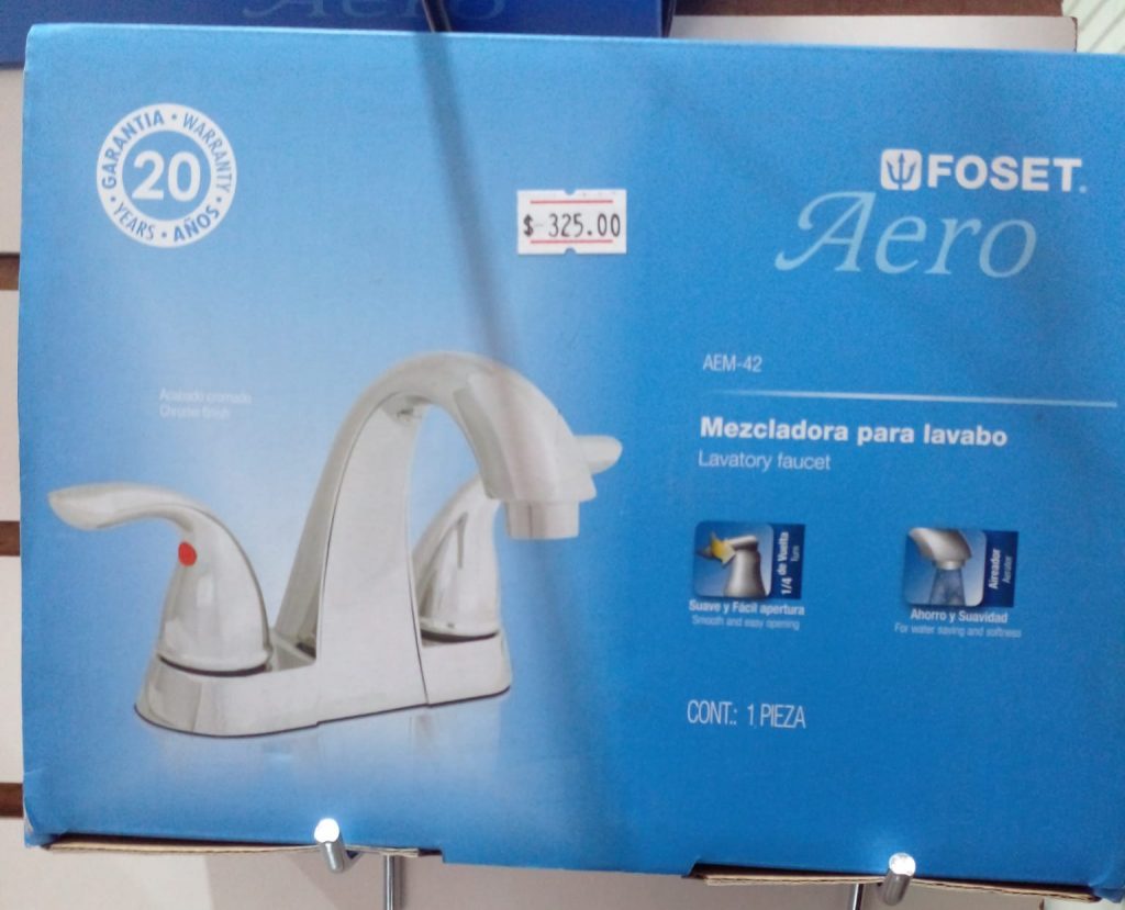 FOSET 4” LAVATORY FAUCET TALL SPOUT AERO – The Plumbers Depot